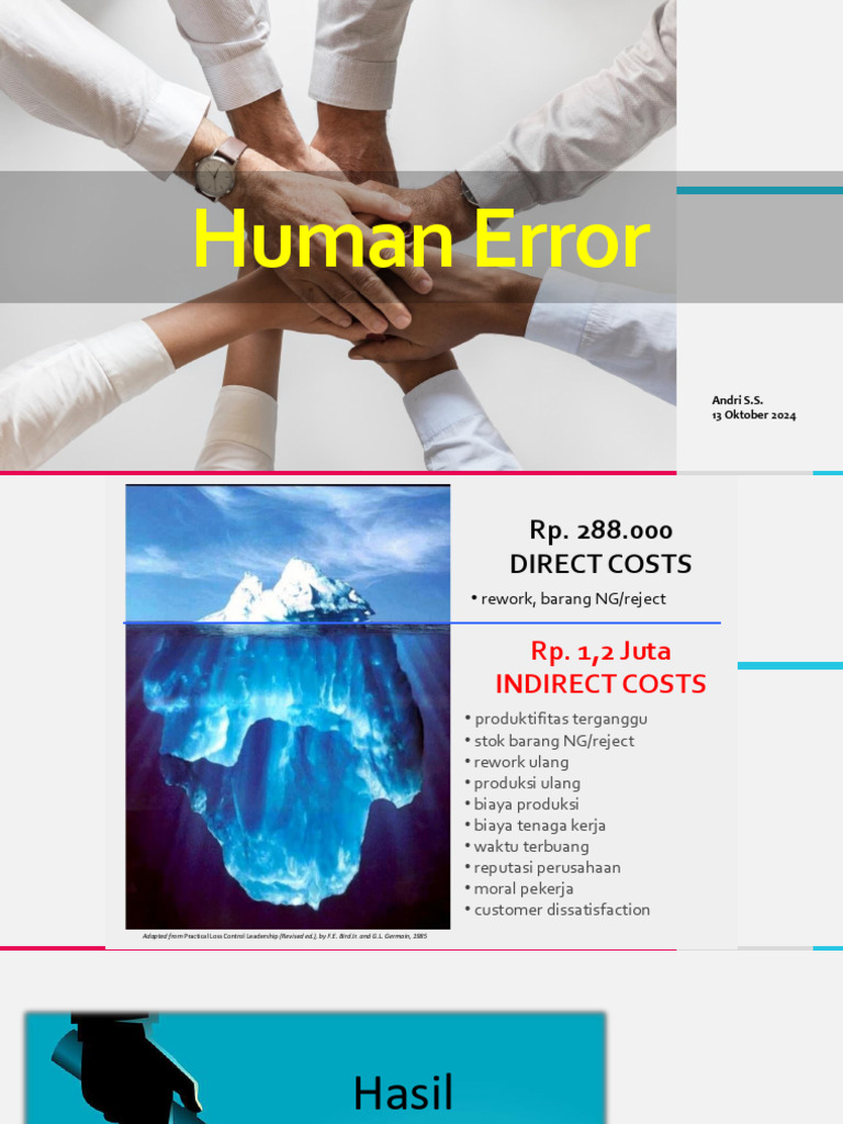 Human Error | PDF