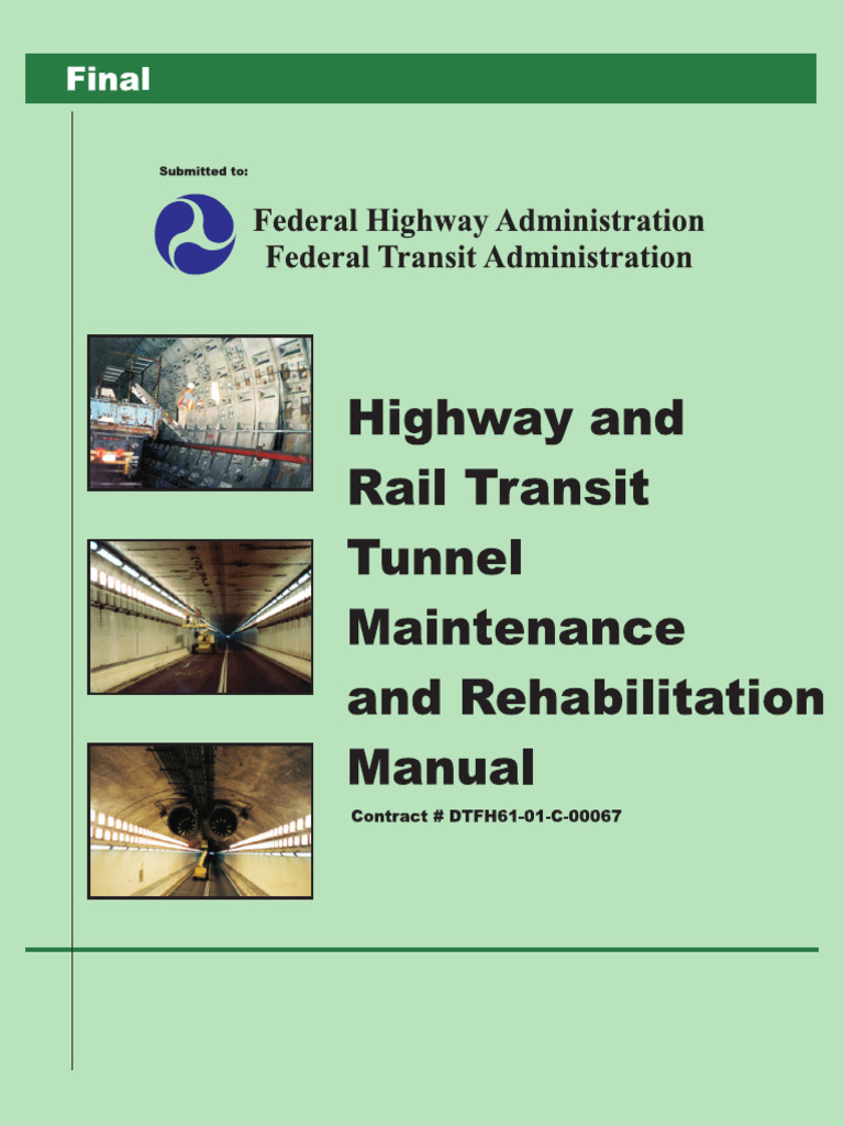 Tunnel Maintenance Guide | PDF | Tunnel | Concrete