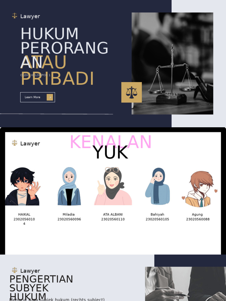 Pengertian Subjek Hukum dan Kewarganegaraan | PDF