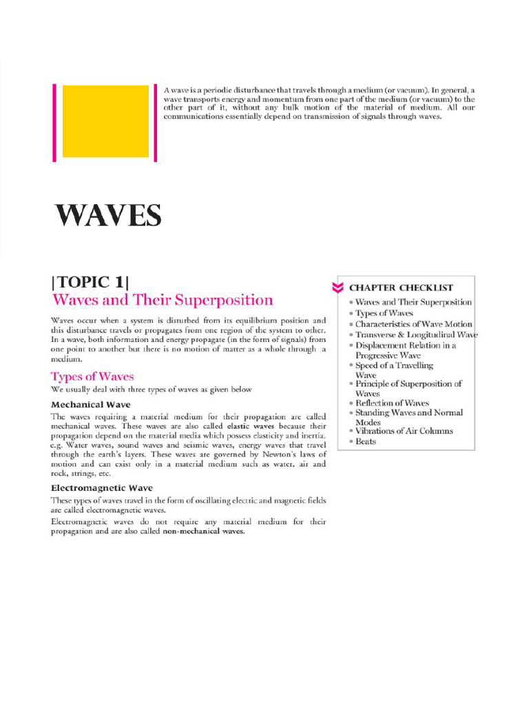 15.waves Revision Material | PDF