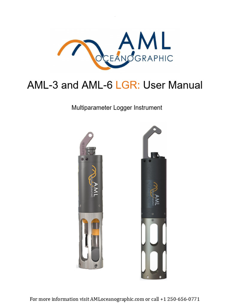 AML - 3 - and - AML - 6 - Sound Velocity Profiler Manual | PDF | Wi Fi | Usb