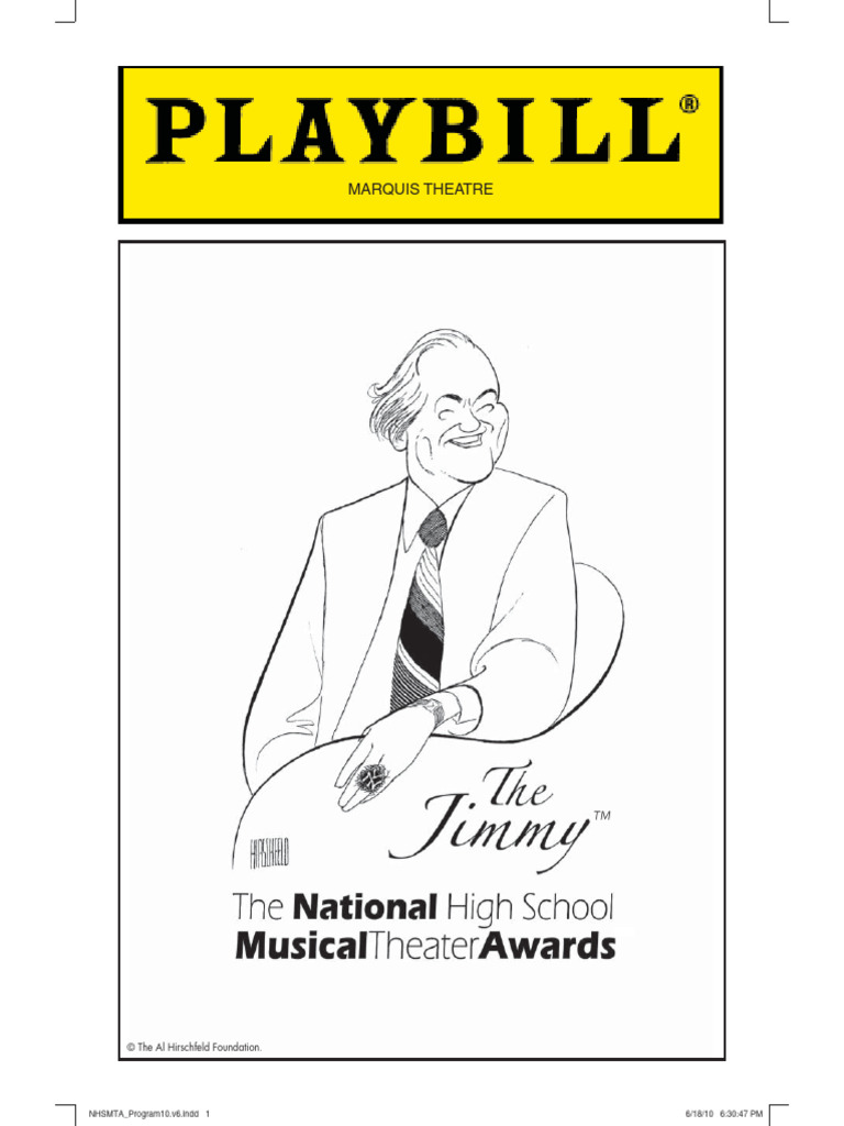 Playbill 2010 Withinsert | PDF | Broadway Theatre | Theatre