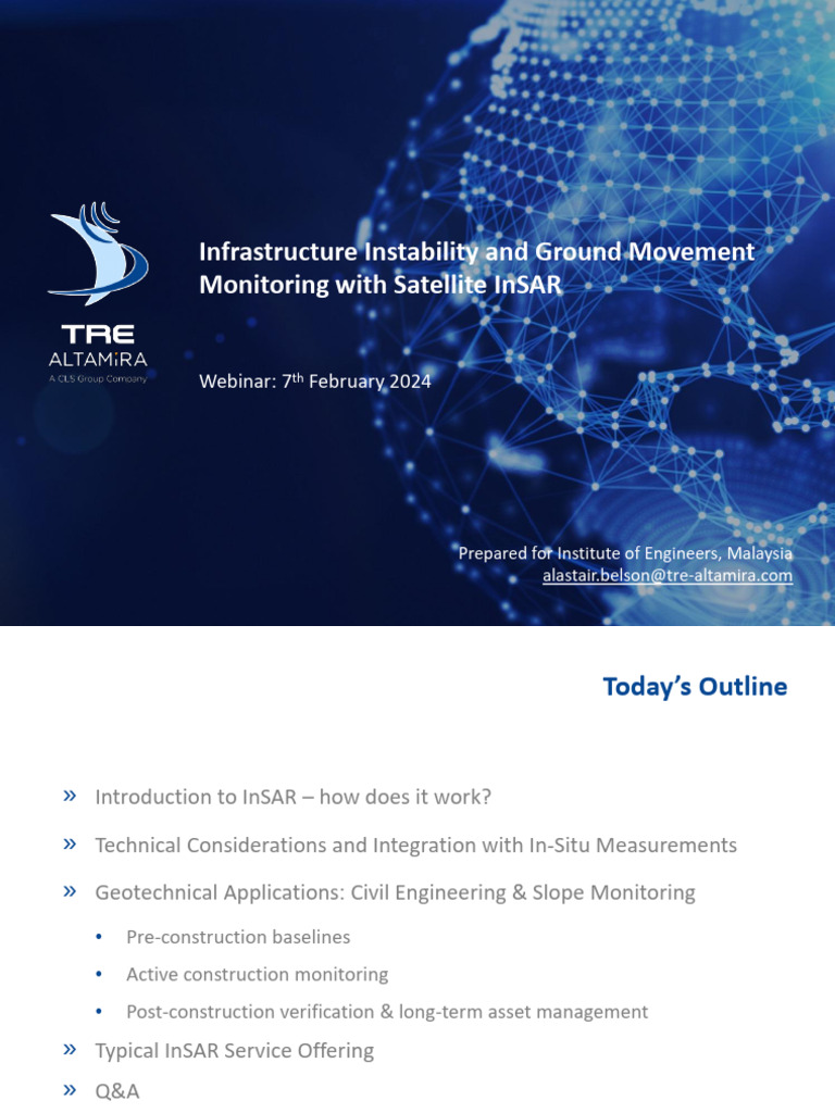 IEM - Infrastructure Instability and Ground Movement Monitoring With ...