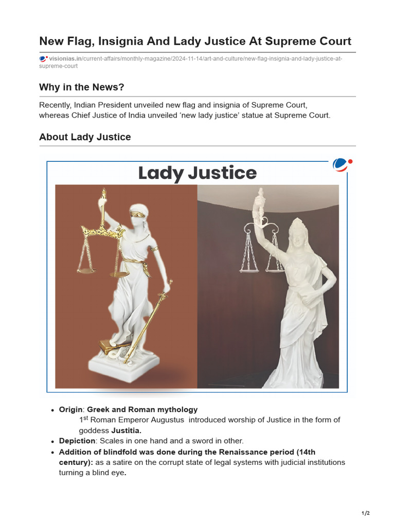 Flag Insignia And Lady Justice At Supreme Court | PDF | Supreme Court ...