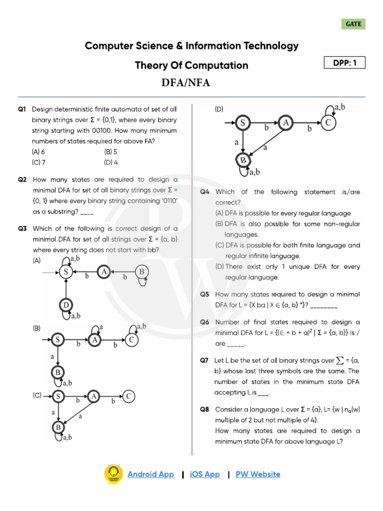 Dfa Nfa Dpp 01 Pdf