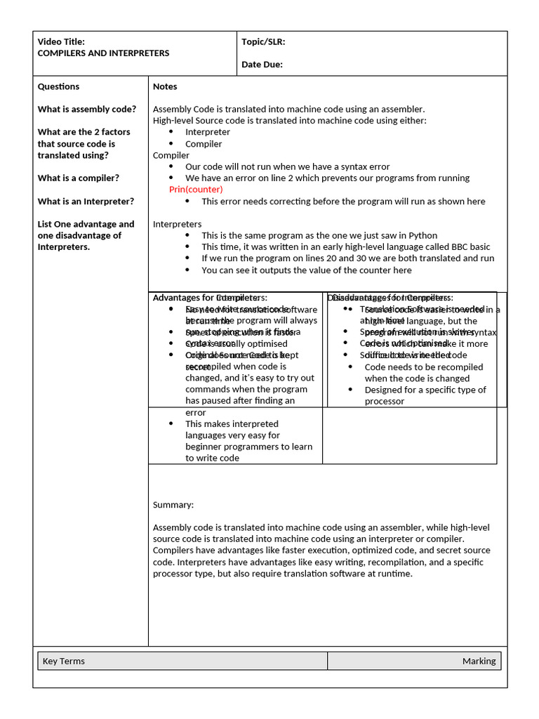 Compilers and Interpreters | PDF | Compiler | Programming