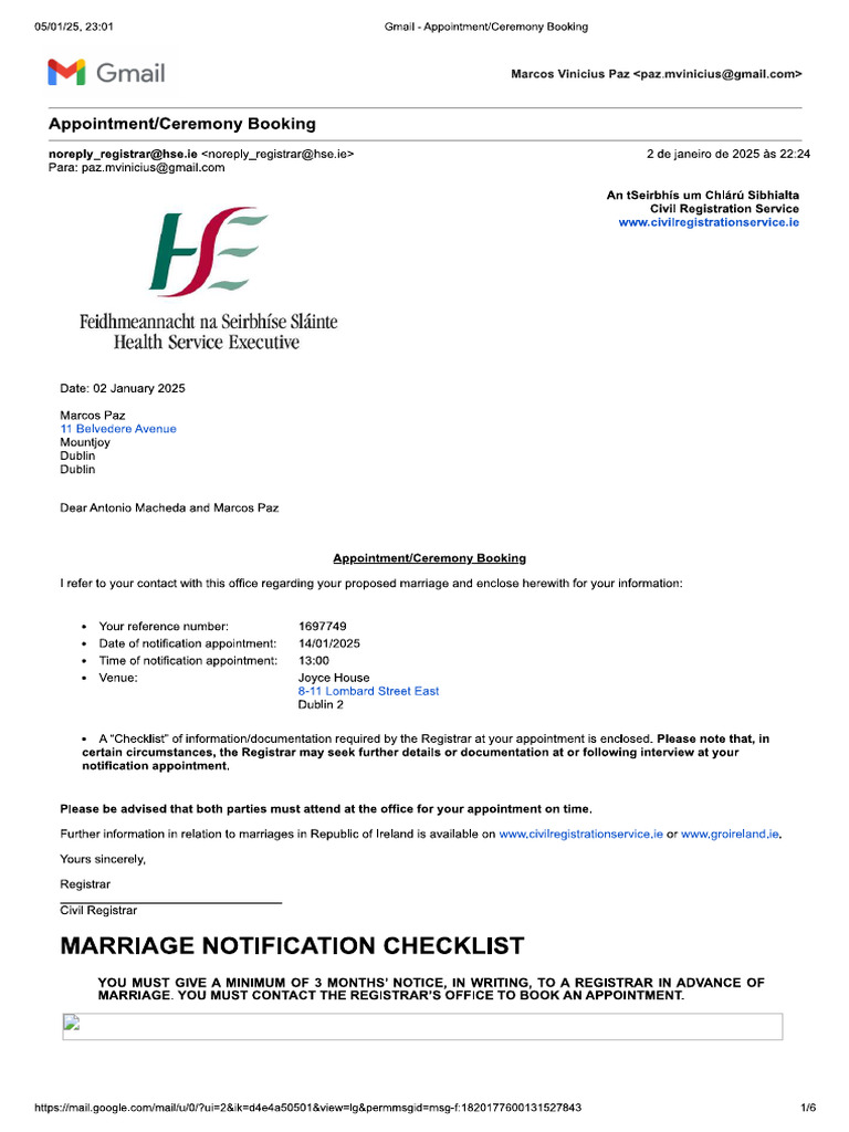 Appointment Married | PDF