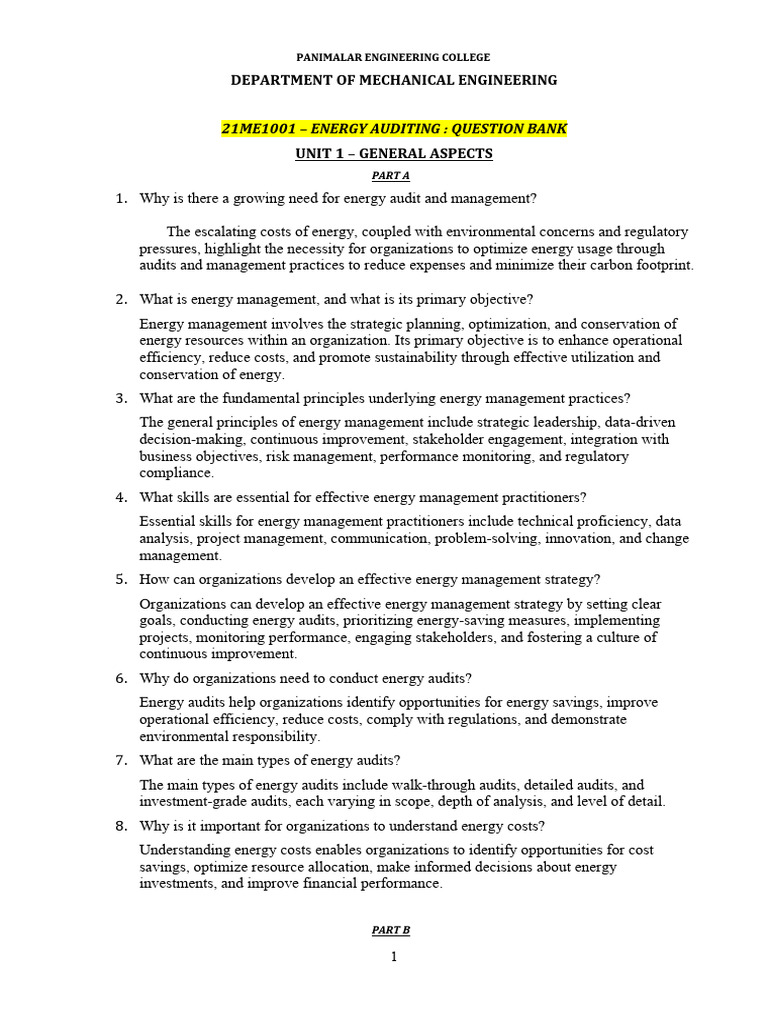 Energy Auditing and Management Guide | PDF | Energy Conservation ...