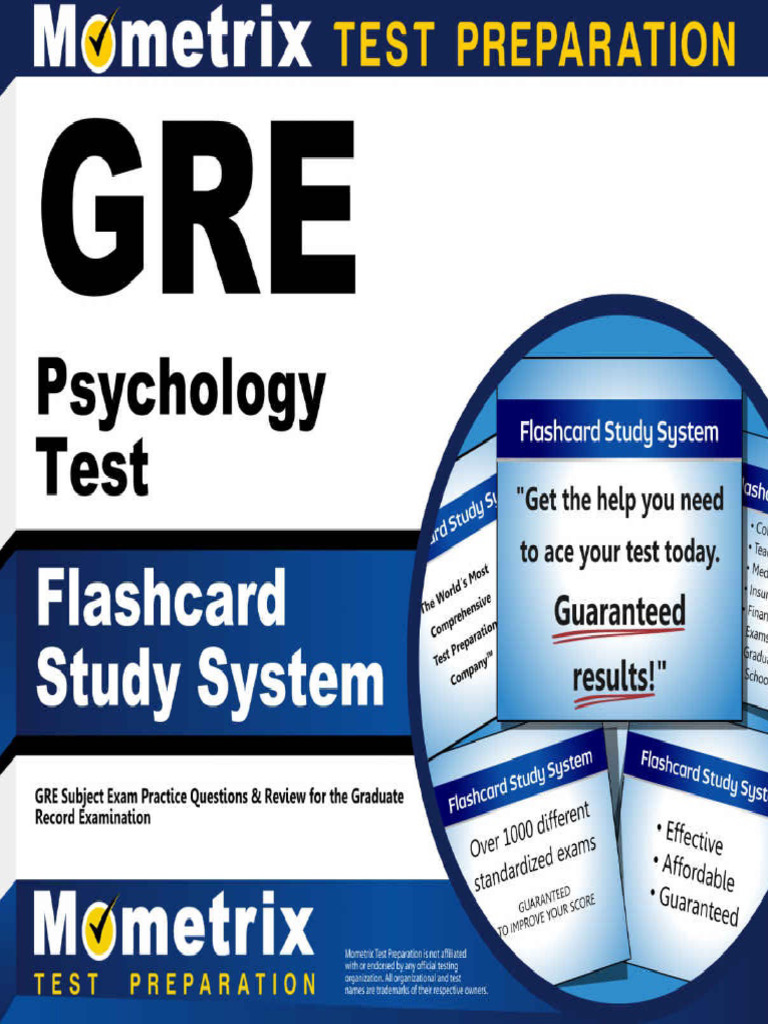 GRE Psychology Test Flashcard Study | PDF | Neuron | Ear