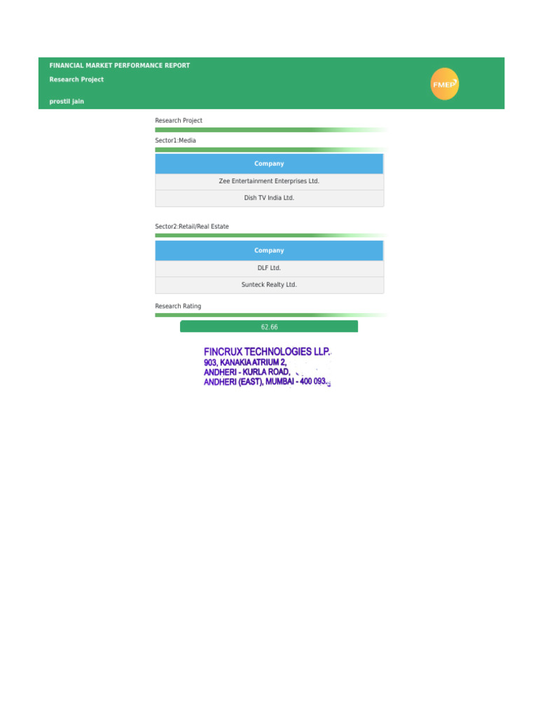 Finlatics Research Report | PDF