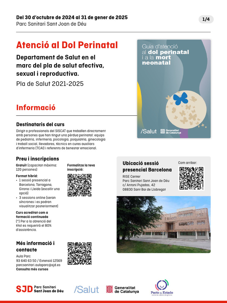 Programa Curs Dol Perinatal Comunicacio2024 Vf091024 | PDF