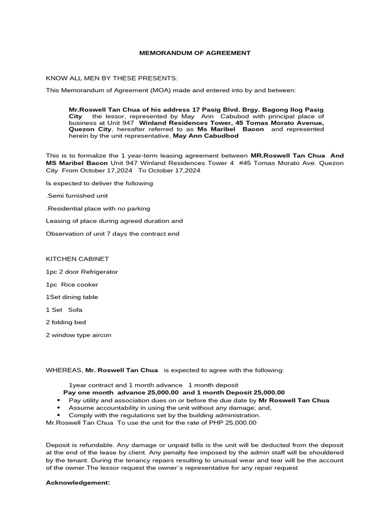 Memorandum Joem | PDF