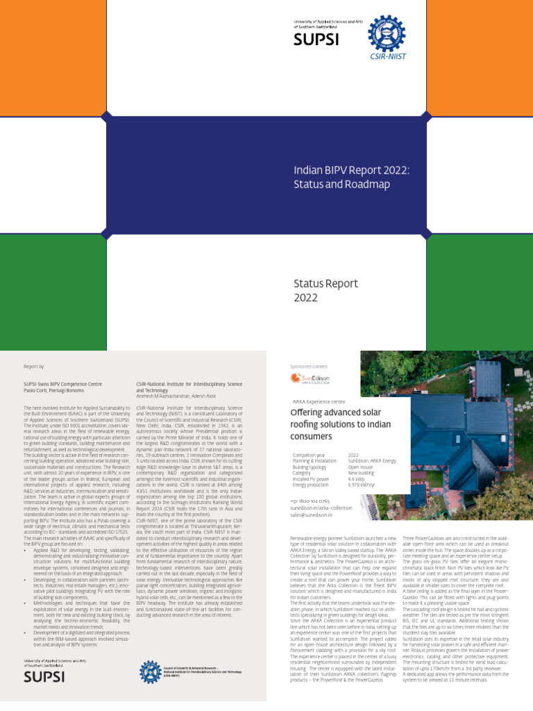 Merged File Case Study BIPV Casestudies EGI Ref | PDF | Photovoltaics ...
