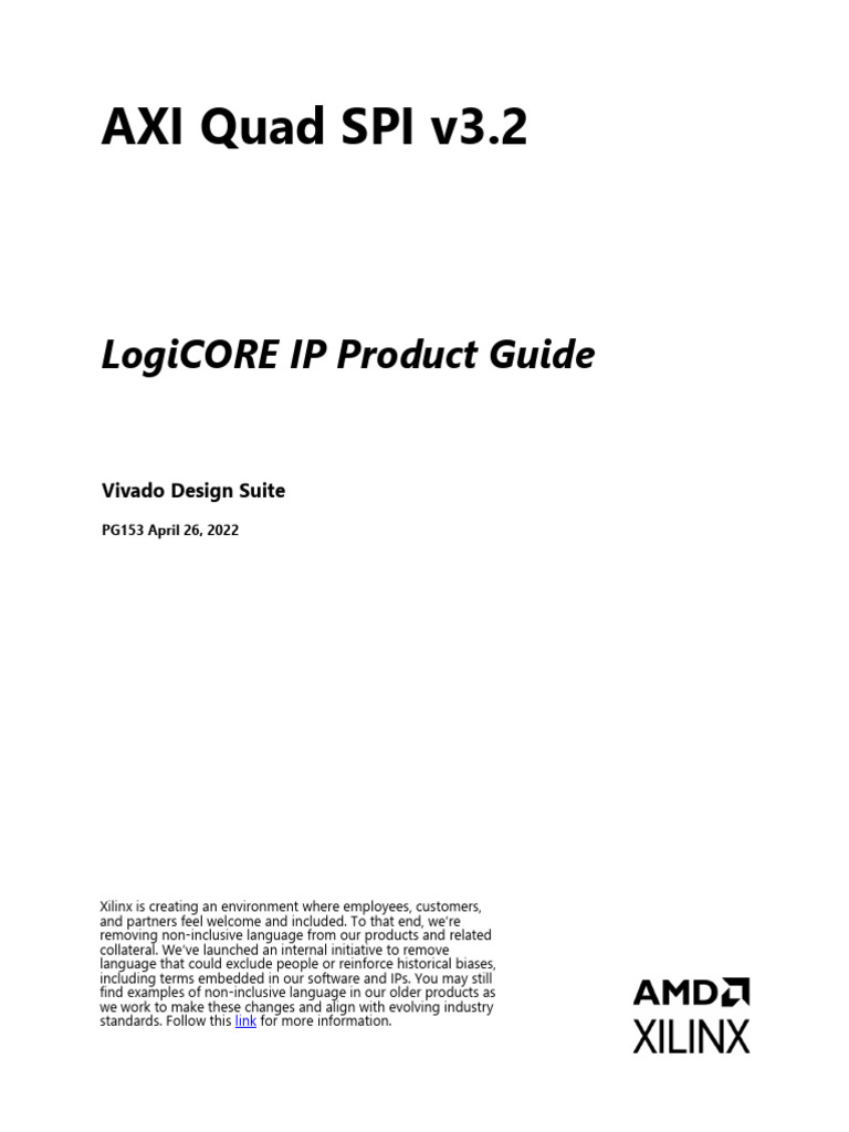 AXI Quad SPI datasheet | PDF | Field Programmable Gate Array | Digital Technology