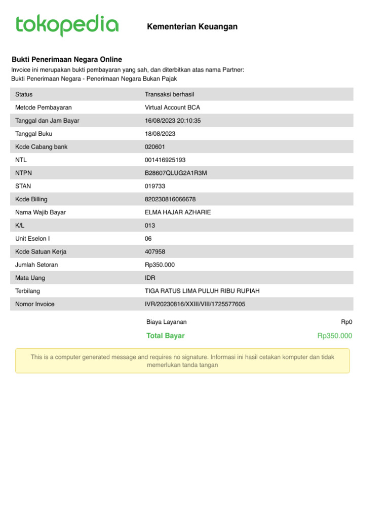 Invoice Passport | PDF