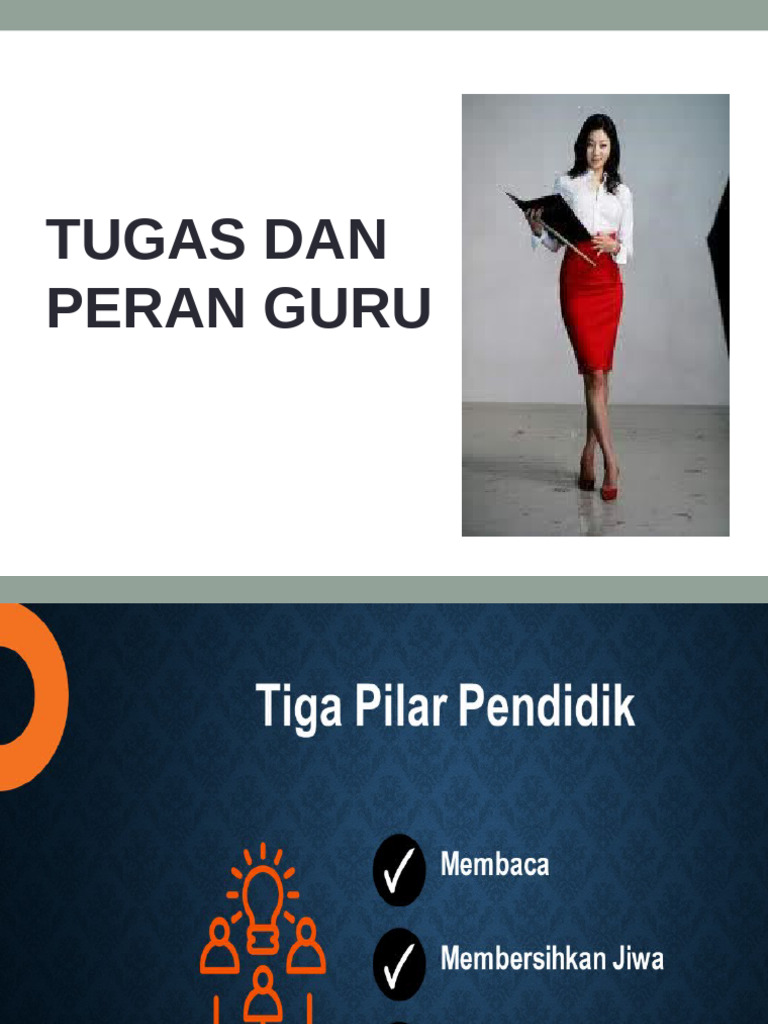Peran Dan Tugas Guru | PDF