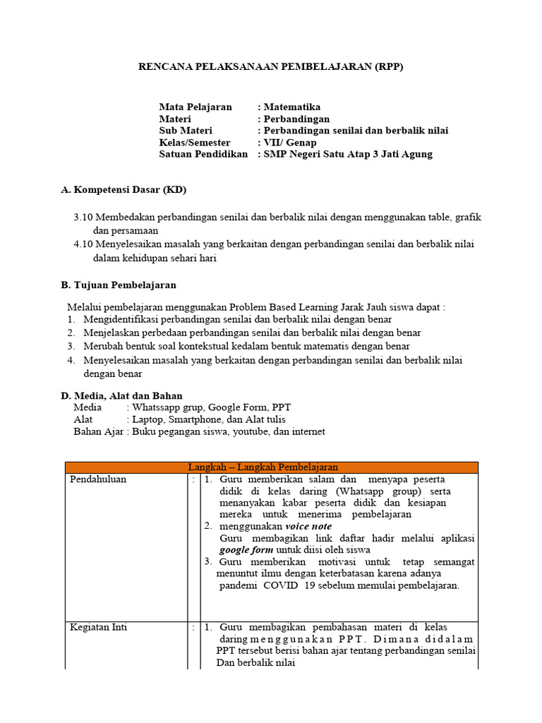 RisaArintawati_Tugas Revisi RPP1_Kel PP2 | PDF