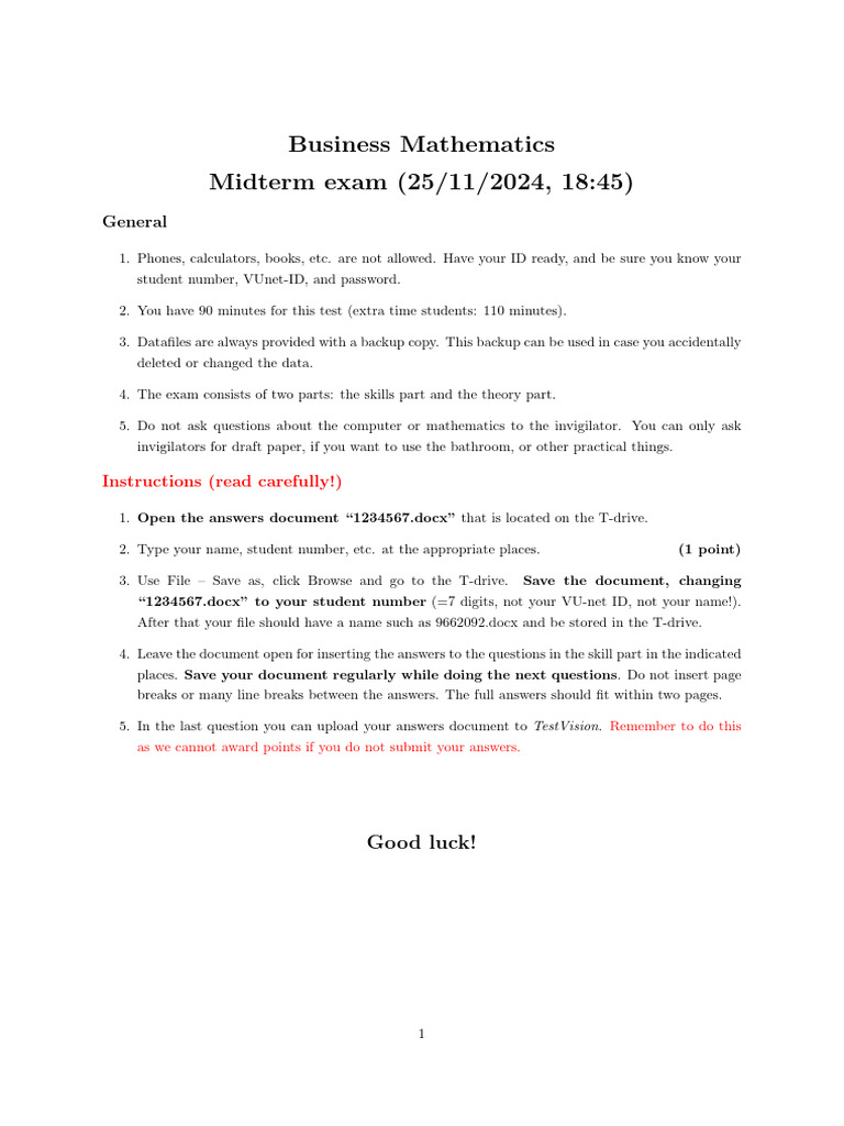 BUSM_Midterm_2024 | PDF | Microsoft Excel | Function (Mathematics) BUSM_Midterm_2024 | PDF | Microsoft Excel | Function (Mathematics)