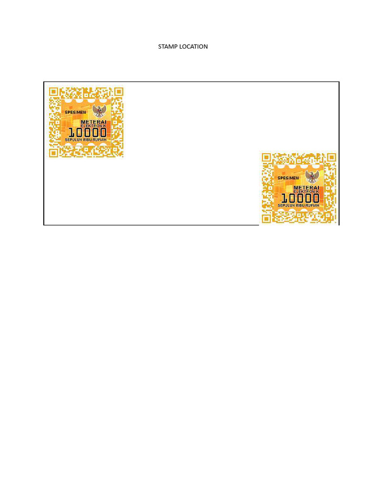 Stamp Loc Peruri | PDF