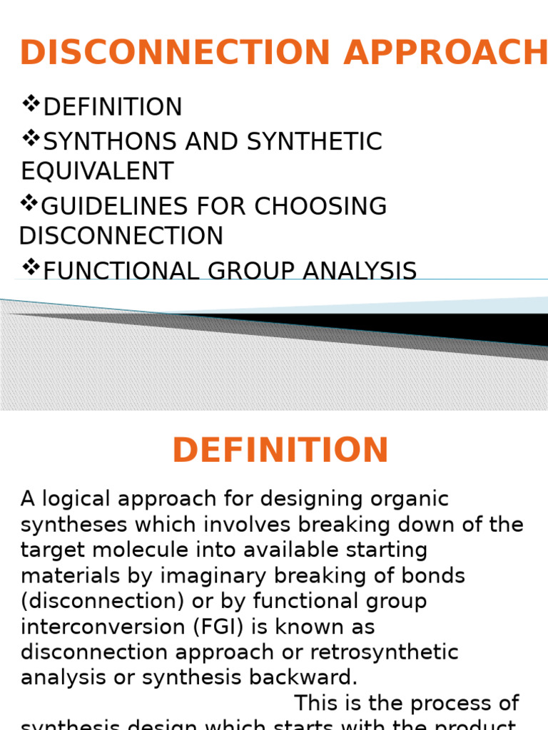 Disconnection Approach | PDF | Ether | Amine