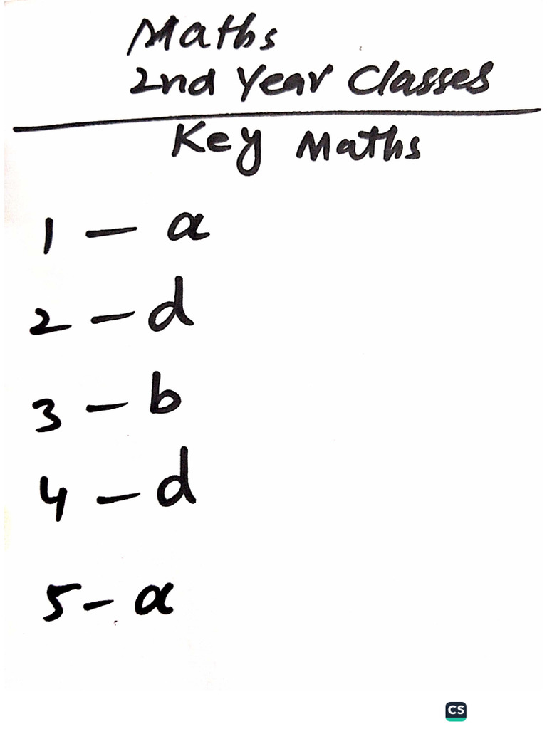 Second Year Class Practicals | PDF