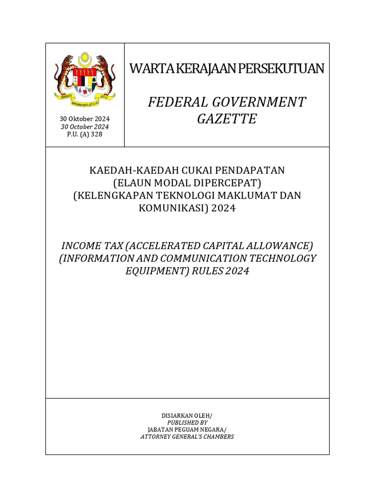 PUA 328 (2024) ACAs ICT | PDF