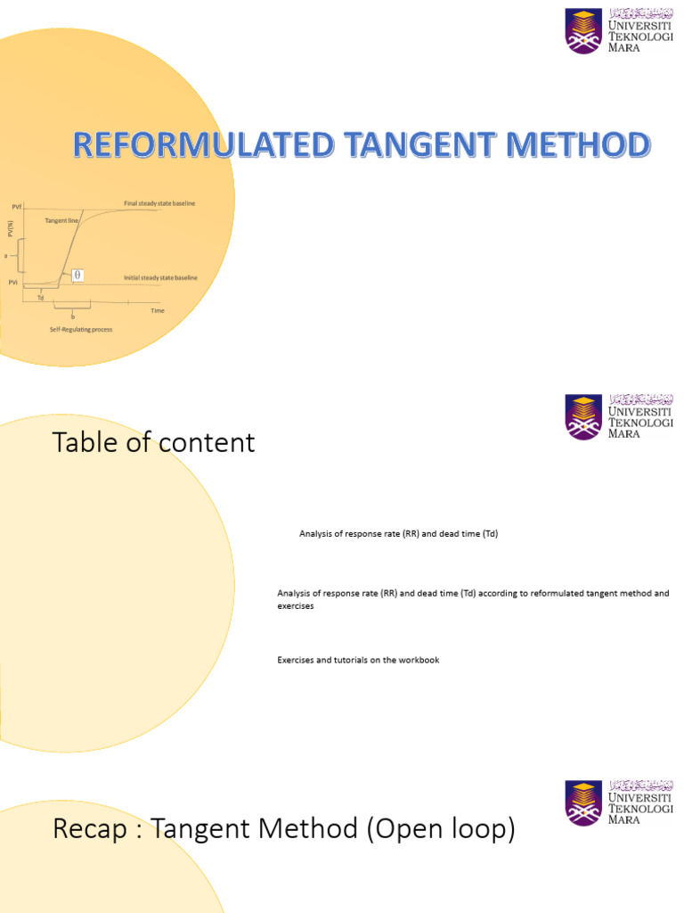 Reformulated Tangent Method Guide | PDF | Pharmacokinetics