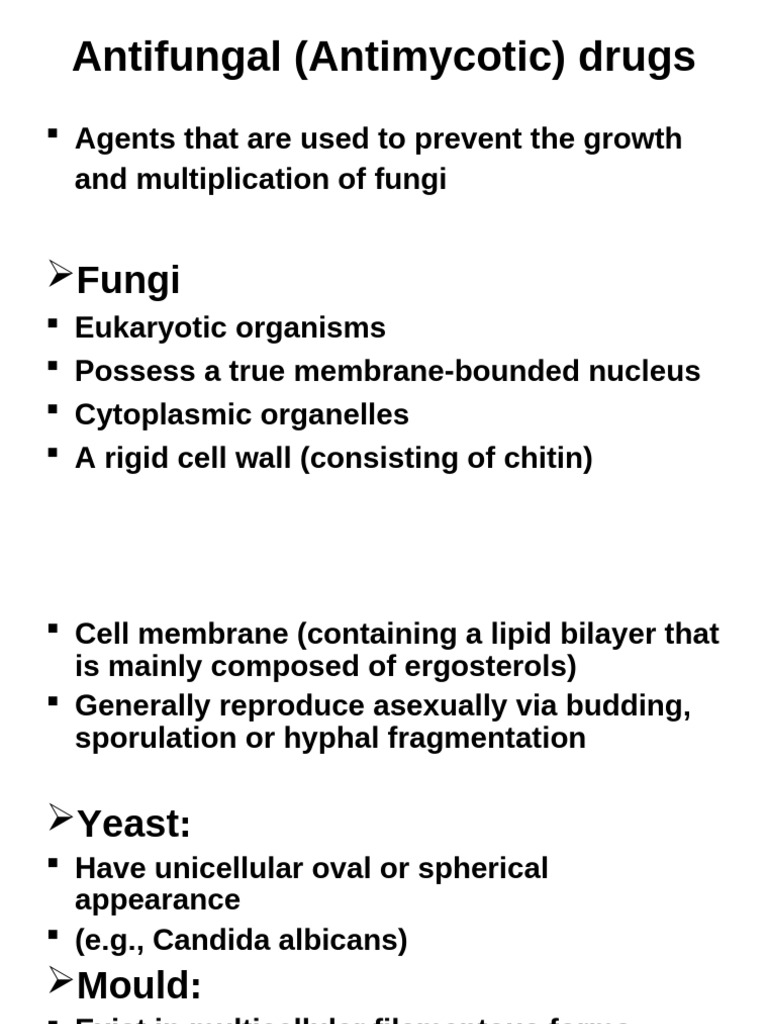 Antifungal Drugs | PDF | Candidiasis