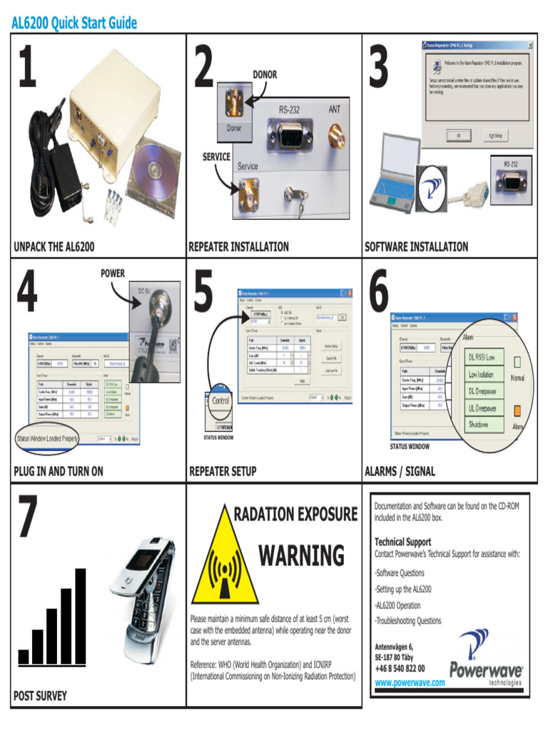 AL6200 Quickstart Guide | PDF | Electrical Connector | Telecommunications Engineering