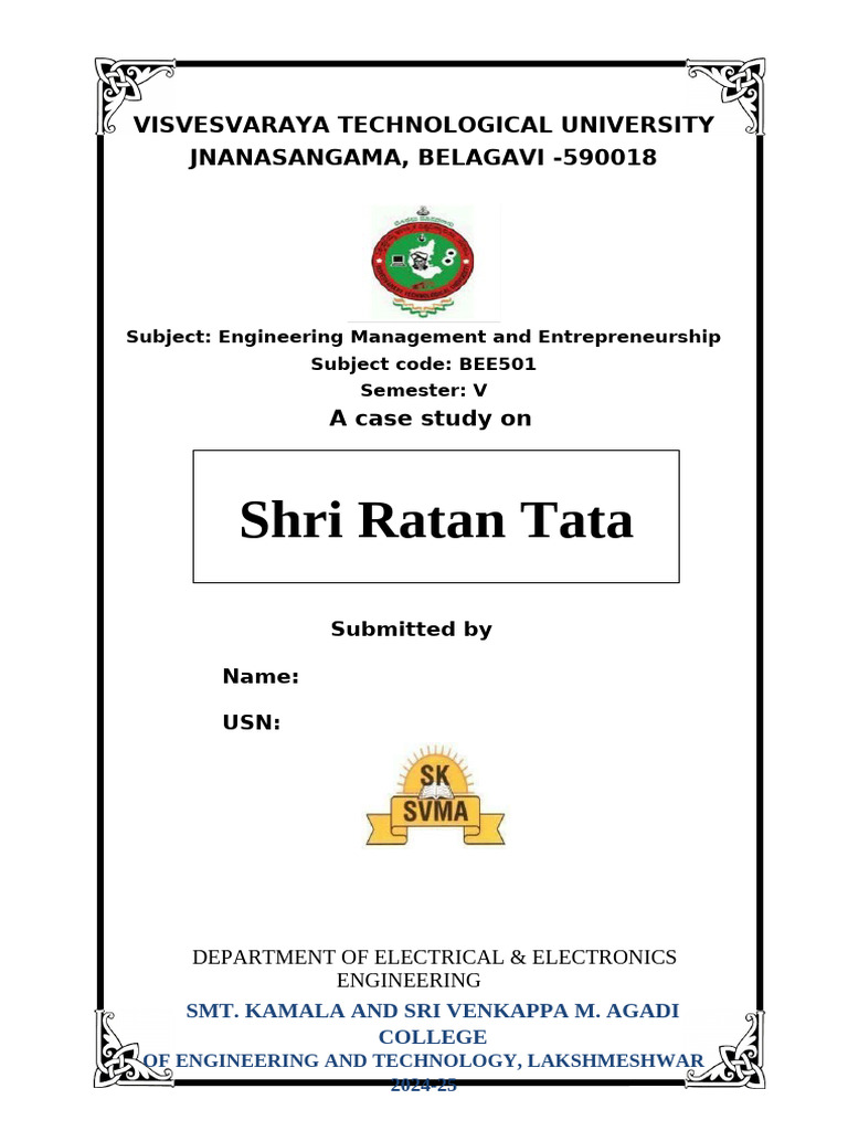 Engineering Management Case Study | PDF