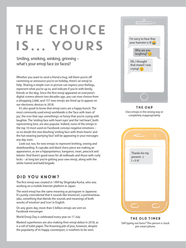 The Choice Is. Yours | PDF