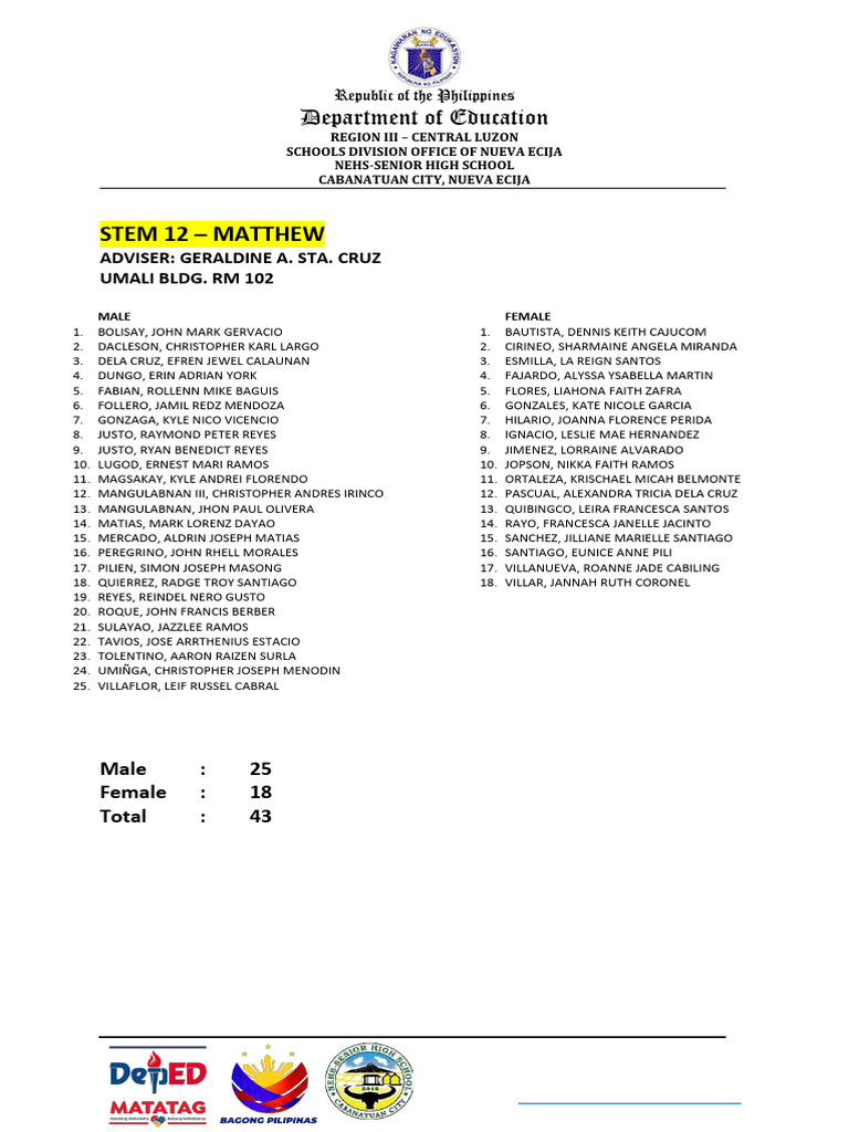 GRADE-12-AY-2024-2025 | PDF GRADE-12-AY-2024-2025 | PDF