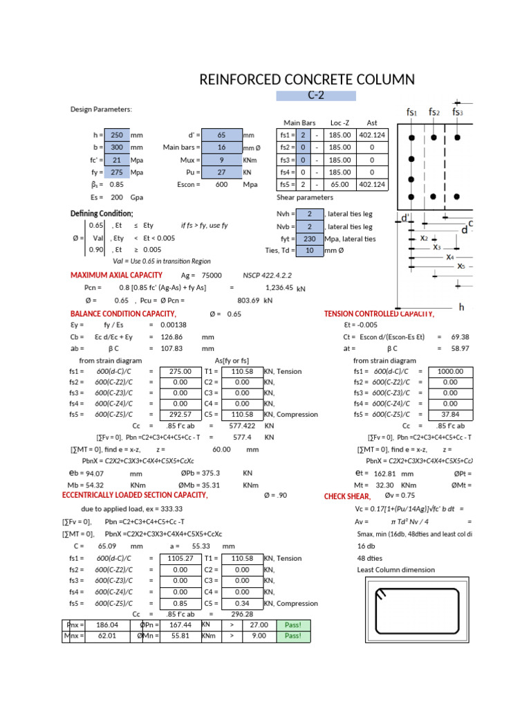 Column Analysis and Design V1 | PDF | Classical Mechanics | Continuum Mechanics