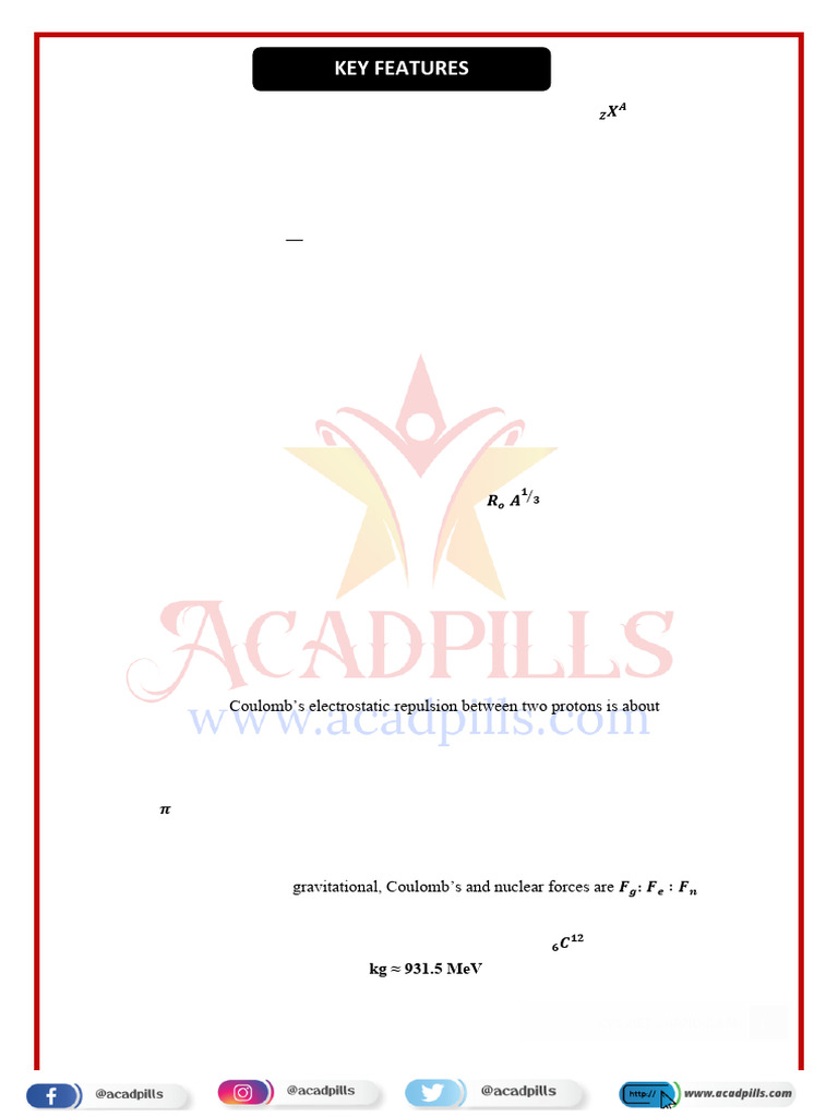 Chapter 13 - Nuclei | PDF | Atomic Nucleus | Atoms