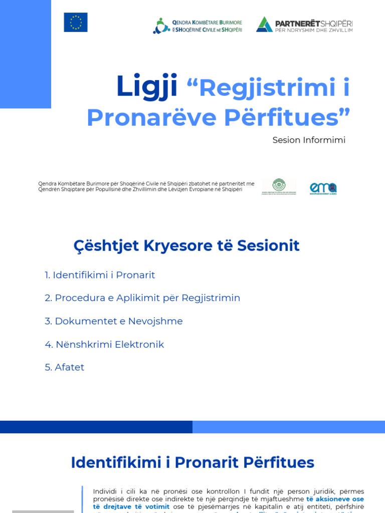 Ligji Regjistrimi I Pronareve Perfitues | PDF