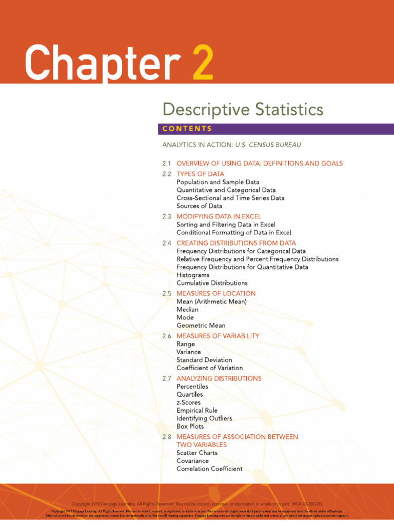Chapter 2 Descriptive Statistics | PDF