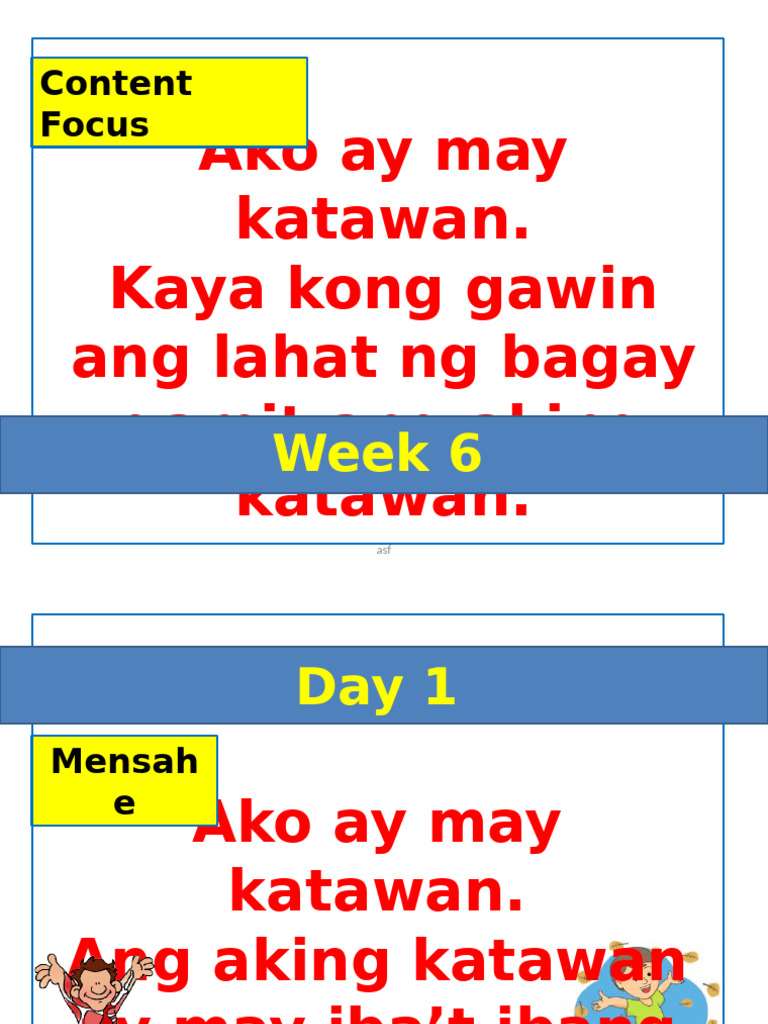 Week 6 Body Parts Presentation Asf | PDF