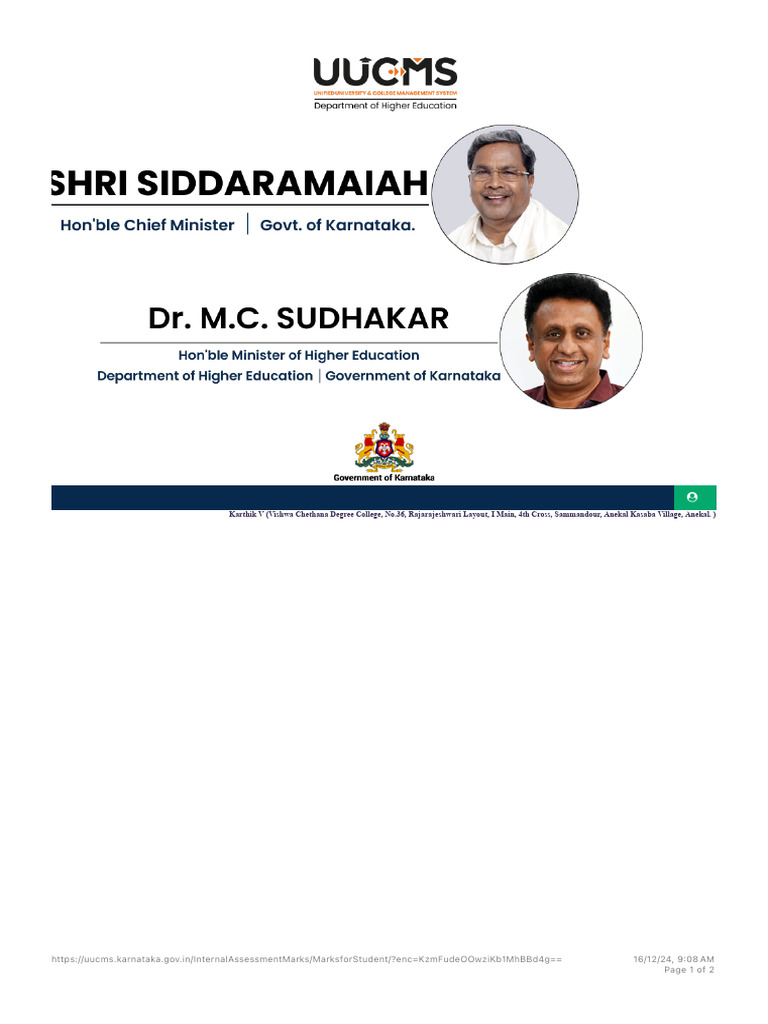 UUCMS - Unified University College Management System | PDF | Computing ...