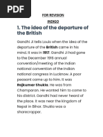 Indigo Chapter Questions Class 12 | PDF | Mahatma Gandhi | British Raj