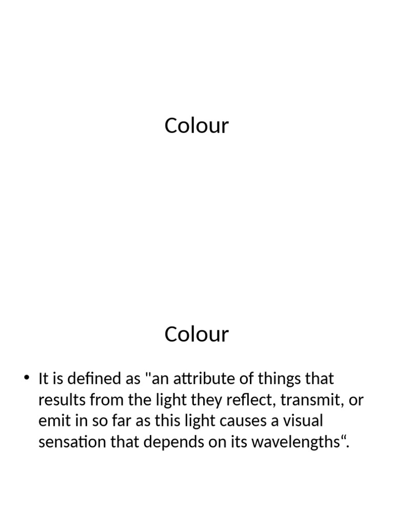 Colour Models | PDF | Color | Computer Graphics