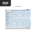 Reset Cleared Items Using FBRA in SAP | PDF | Business | Software
