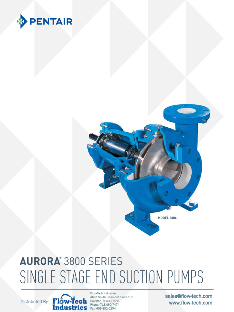 Aurora 3800 Suction Pumps | PDF | Pump | Gas Technologies