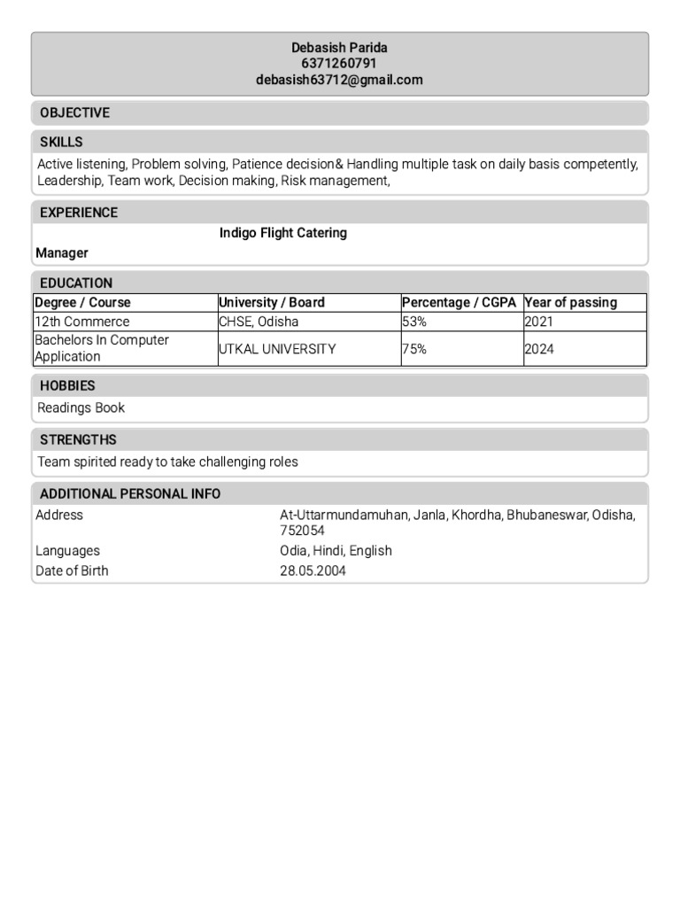 Debasish Parida | PDF