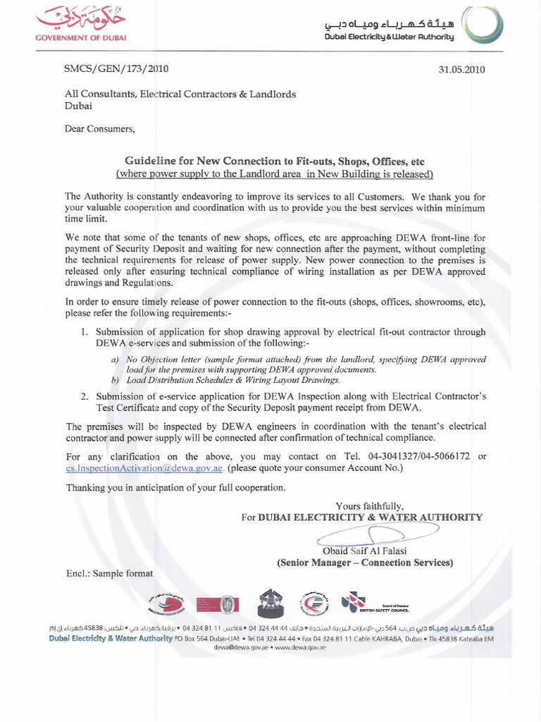 Guidelines For New Connection | PDF