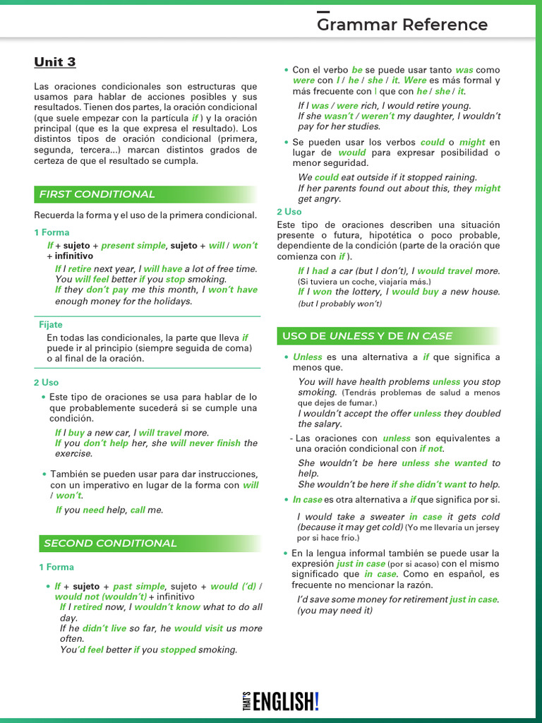 B2.1 U3 GrammarReference-3983549 | PDF | Unidades Semánticas | Sintaxis