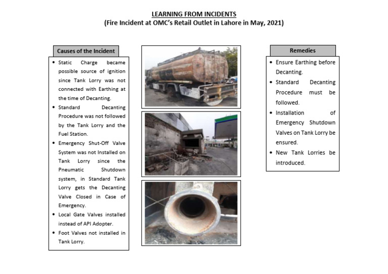 Oil Learning From Incidents | PDF