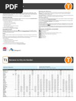 Blue Mountains Train Timetable Guide | PDF | Radio Frequency ...