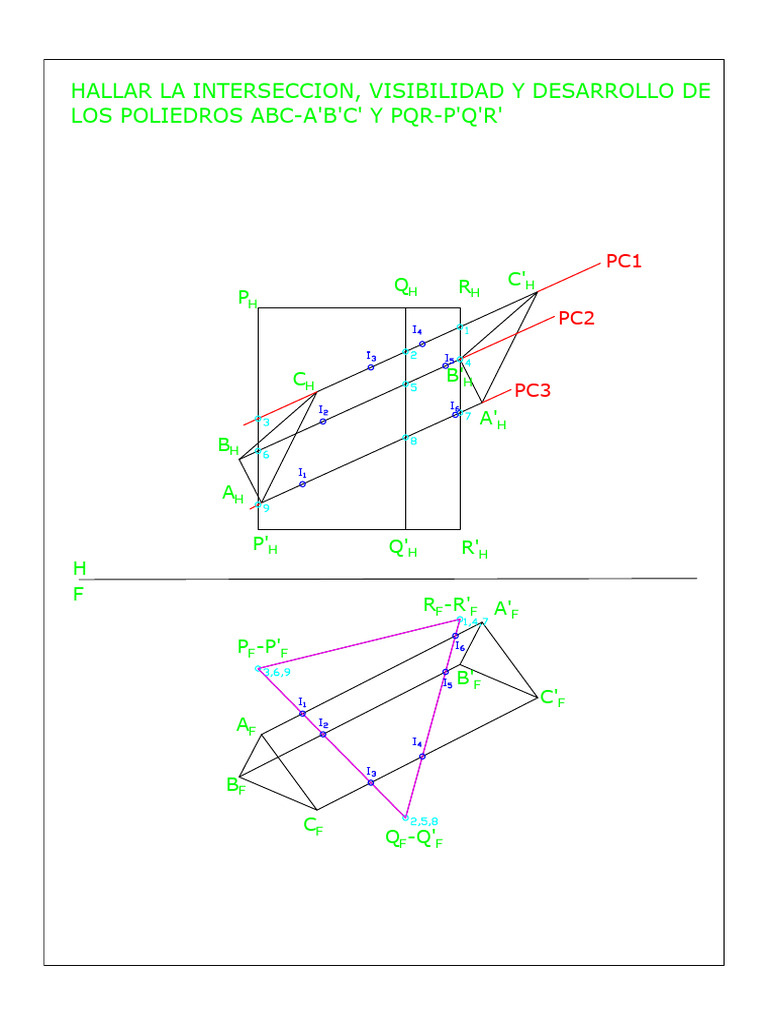 INTERSECCION DE POLIEDROS - Propuesto 9122021 | PDF