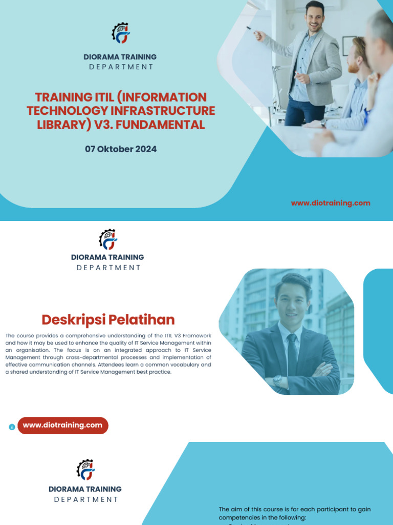 Training Itil (Information Technology Infrastructure Library) V3. Fundamental | PDF | Business