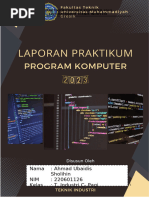 3 - Basic Phyton - Ardilla Ayu Syahmina - 225090100111003 - A | PDF | Seni | Komputer